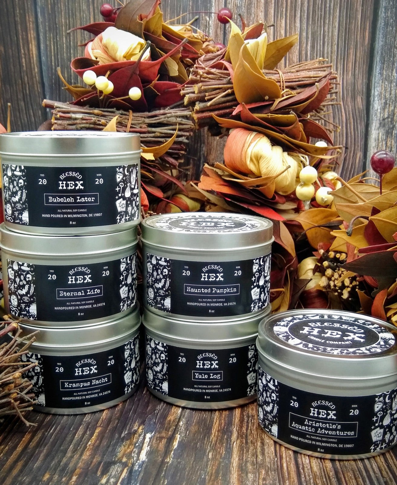 Fall & Winter Candle Collection – Blessed Hex Candle Company